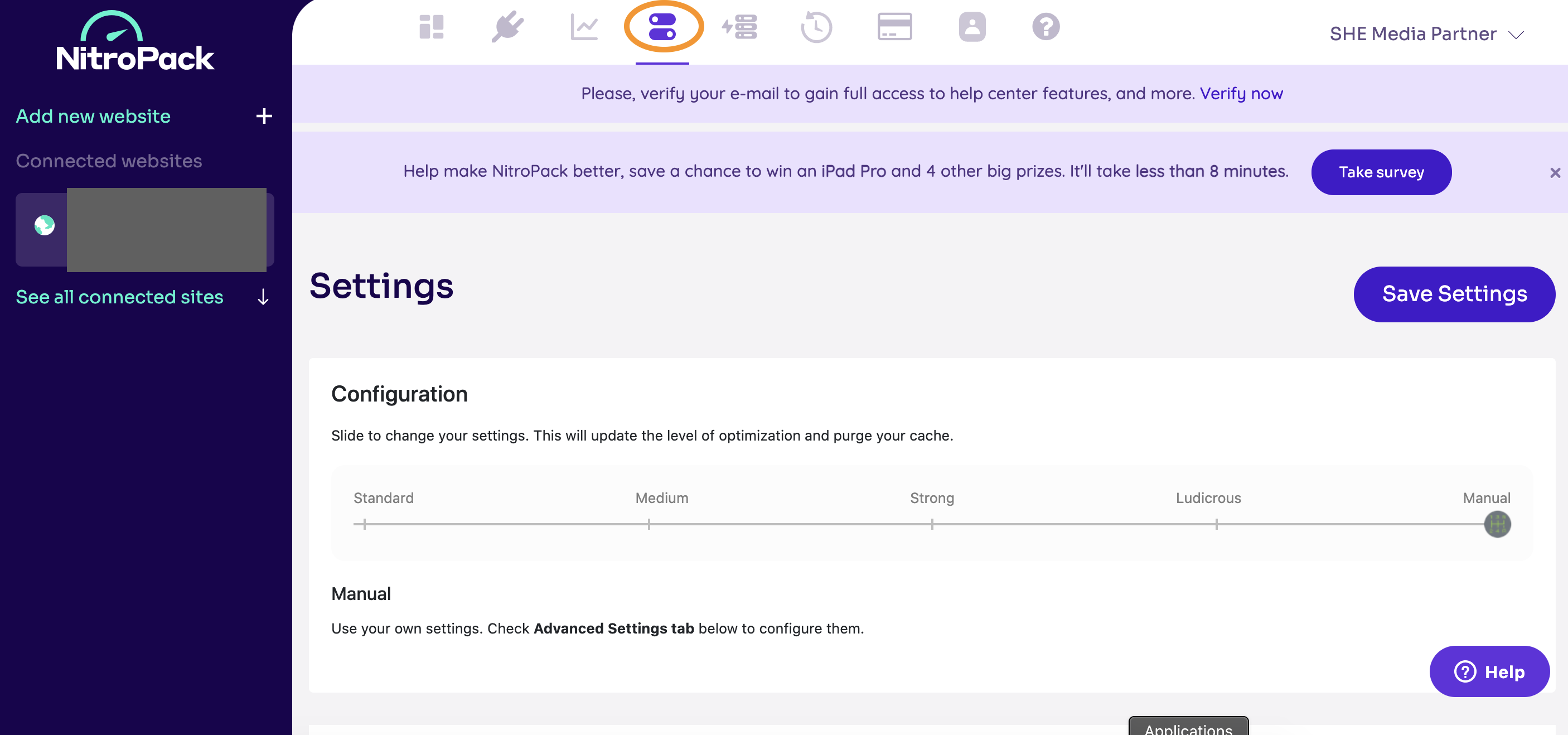 Using NitroPack with SHE Media – SHE Media